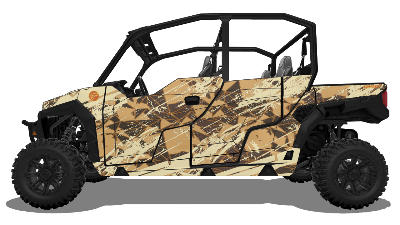 Polaris UTV Wraps | Custom RZR Graphics | Polaris Ranger Camo Wrap