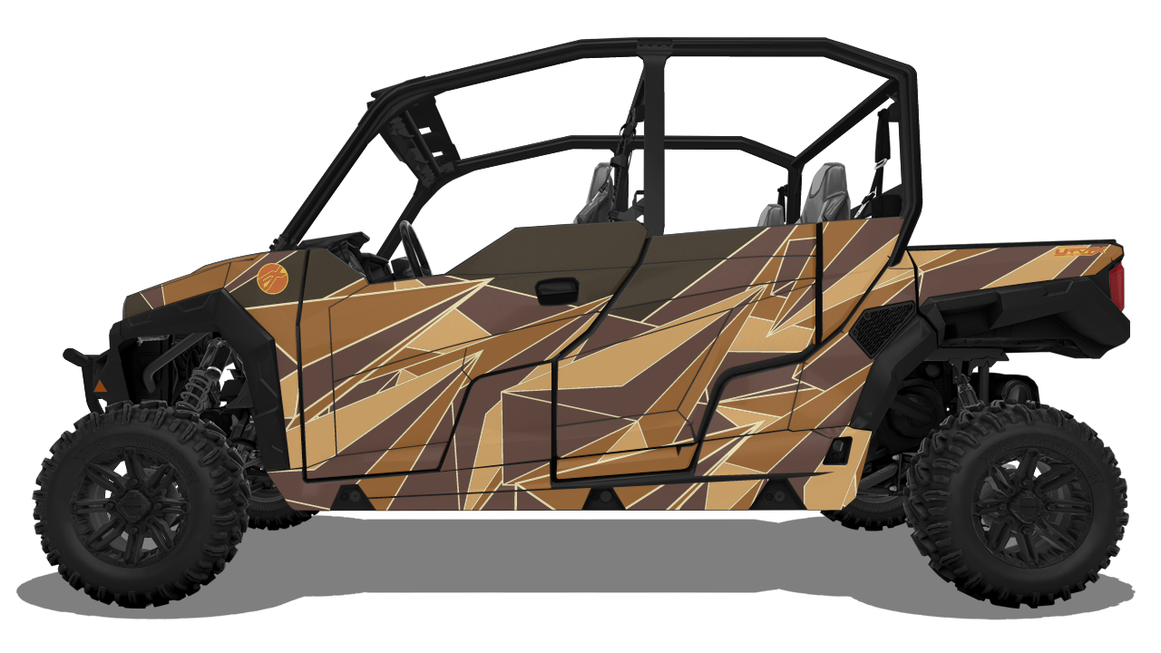 Polaris UTV Wraps | Custom RZR Graphics | Polaris Ranger Camo Wrap