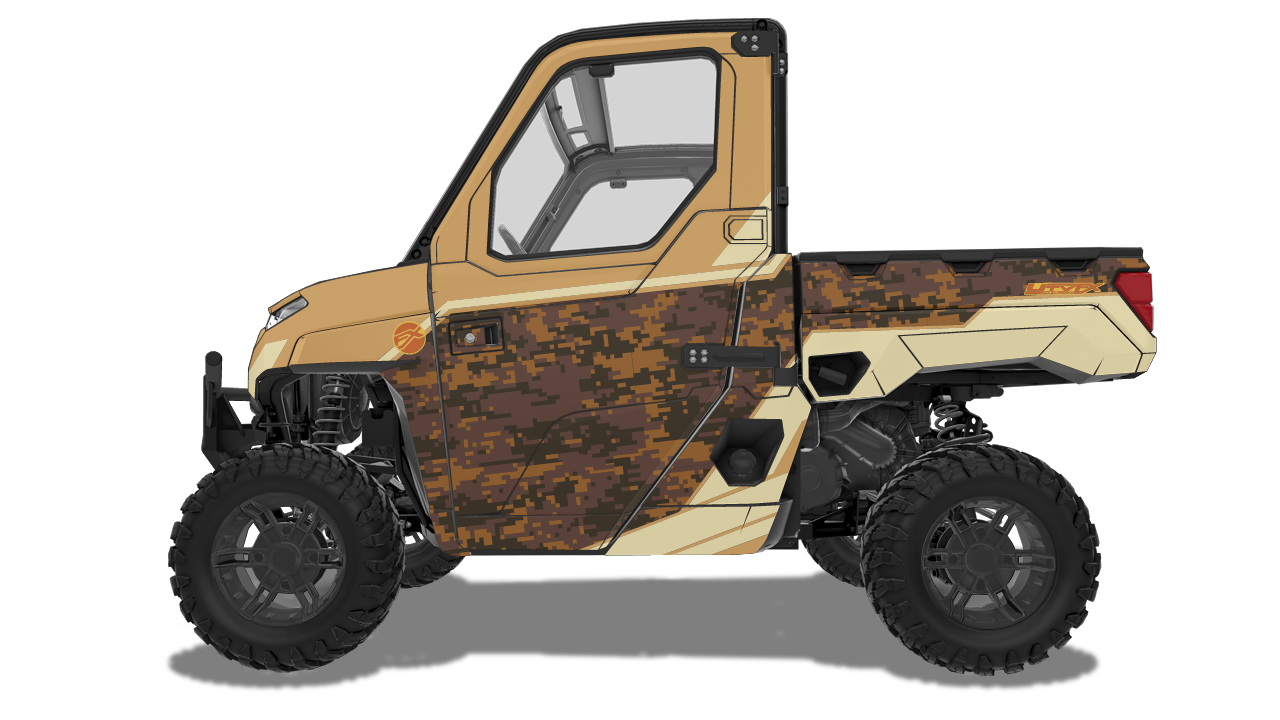 Polaris UTV Wraps | Custom RZR Graphics | Polaris Ranger Camo Wrap