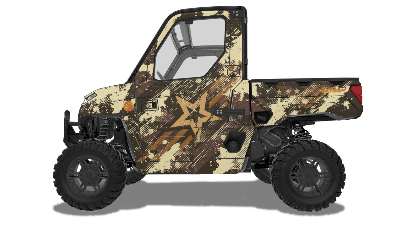 Polaris UTV Wraps | Custom RZR Graphics | Polaris Ranger Camo Wrap