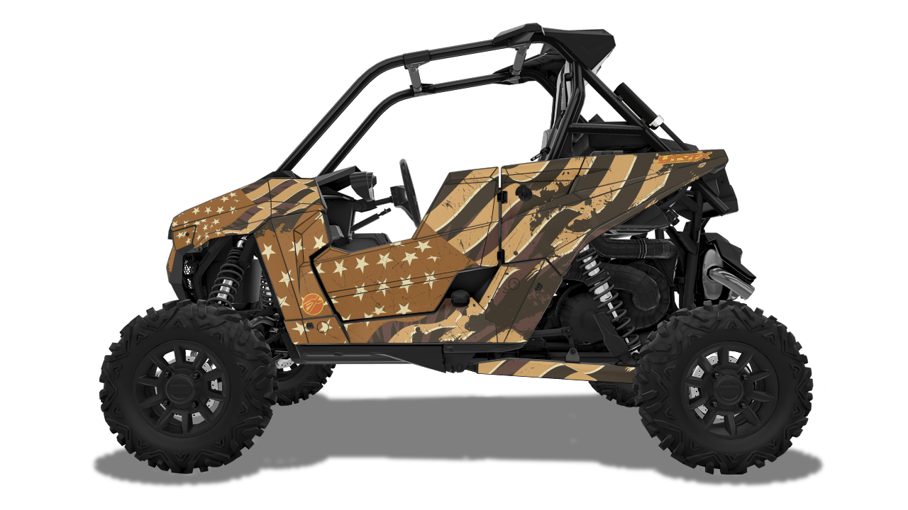 American Flag - Polaris RZR RS1 2-Door [2018-2022]