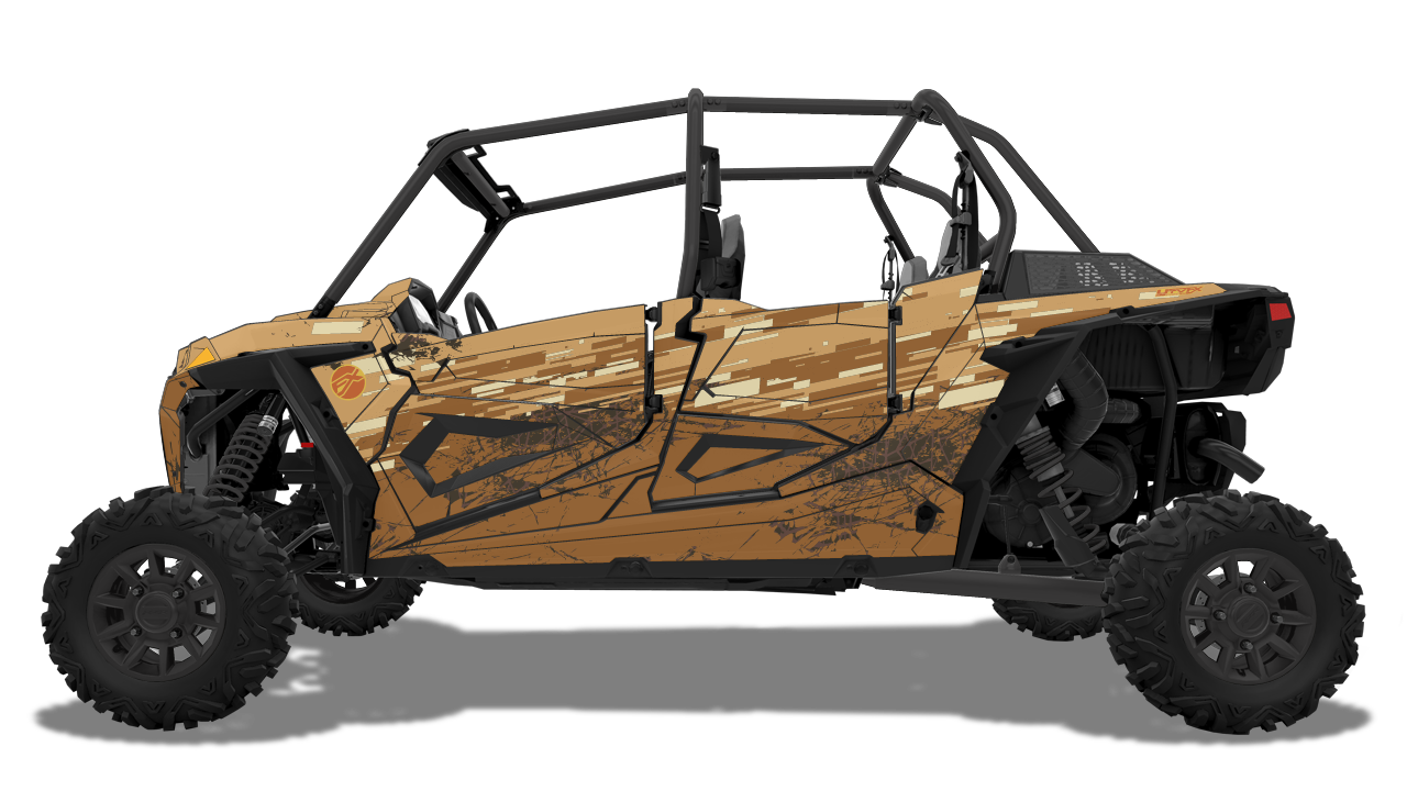 Polaris UTV Wraps | Custom RZR Graphics | Polaris Ranger Camo Wrap