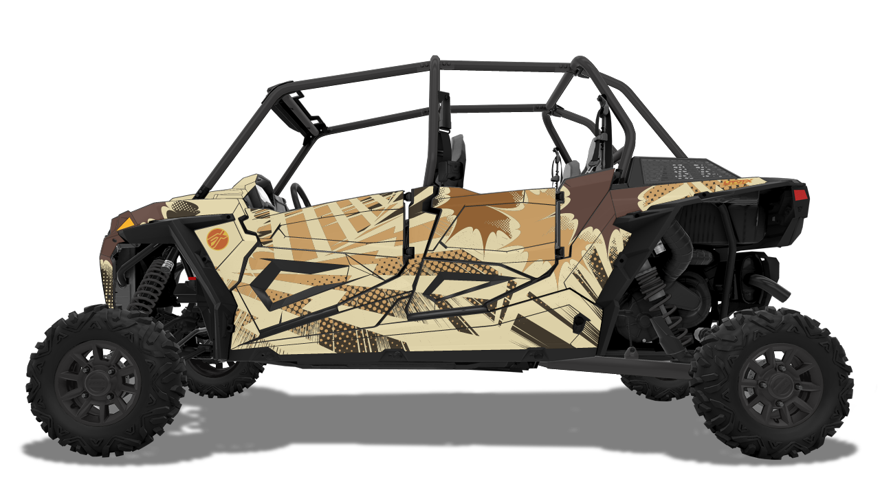 Polaris UTV Wraps | Custom RZR Graphics | Polaris Ranger Camo Wrap