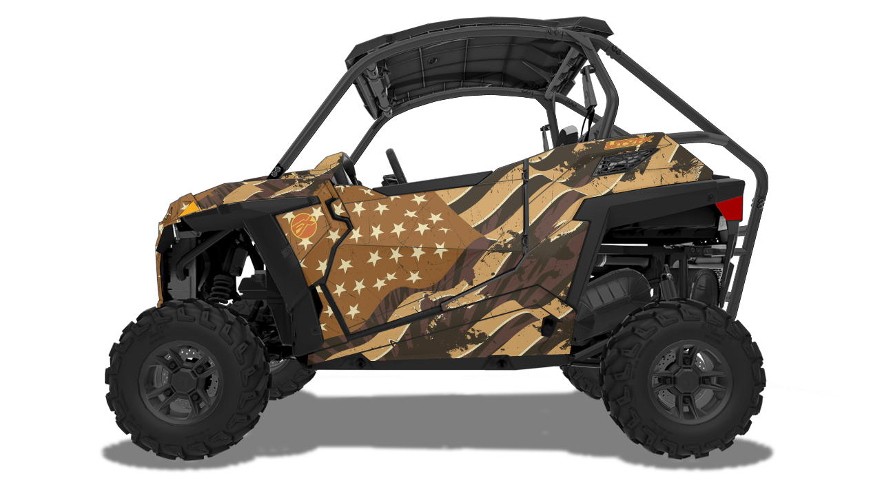 American Flag - Polaris RZR Trail 2-Door [2021+]