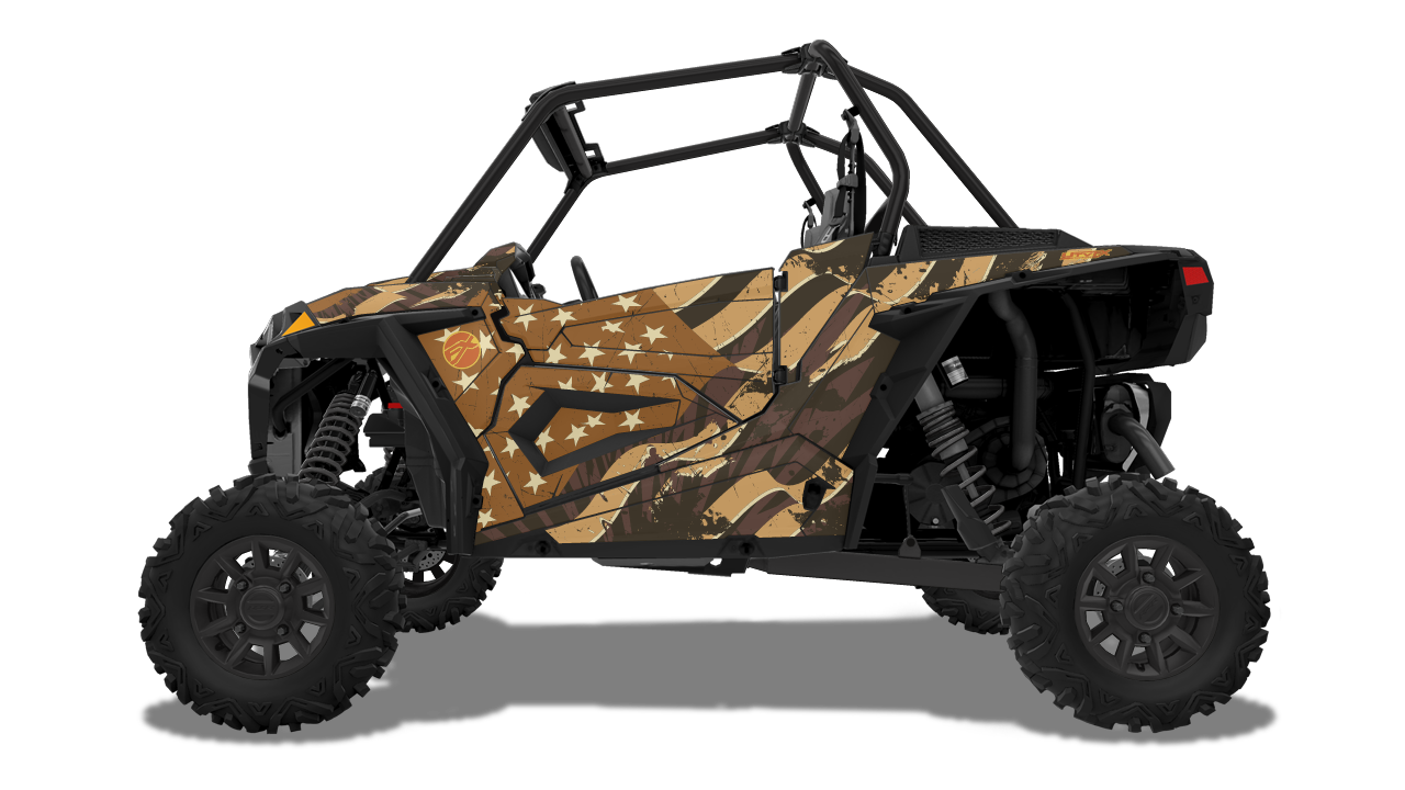 American Flag - Polaris RZR XP 2-Door [2014-2020]