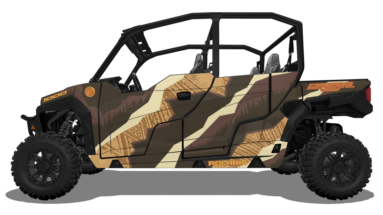 Polaris UTV Wraps | Custom RZR Graphics | Polaris Ranger Camo Wrap