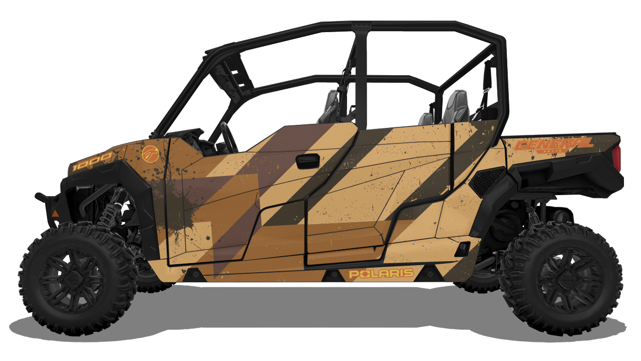 Polaris UTV Wraps | Custom RZR Graphics | Polaris Ranger Camo Wrap