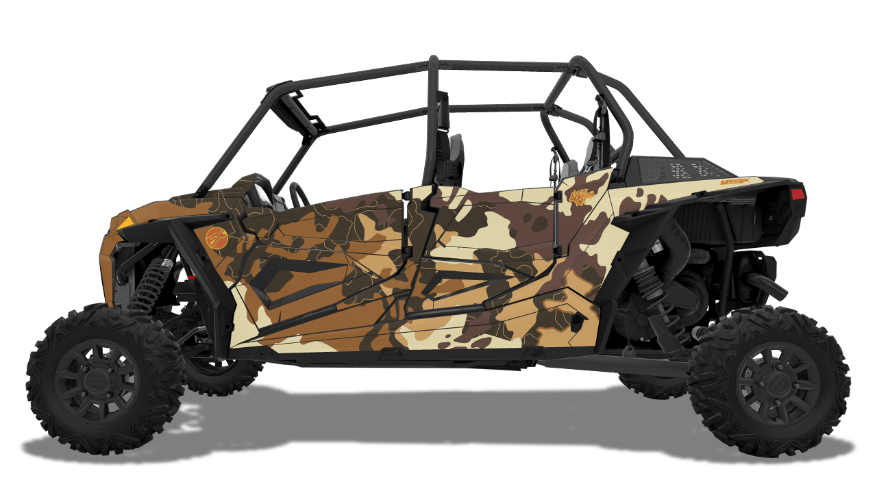 Polaris UTV Wraps | Custom RZR Graphics | Polaris Ranger Camo Wrap
