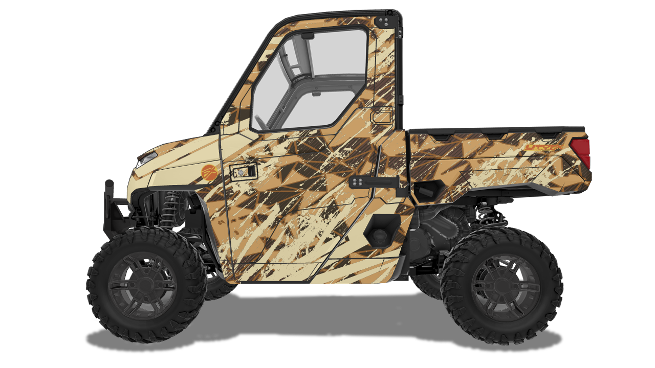 Polaris UTV Wraps | Custom RZR Graphics | Polaris Ranger Camo Wrap