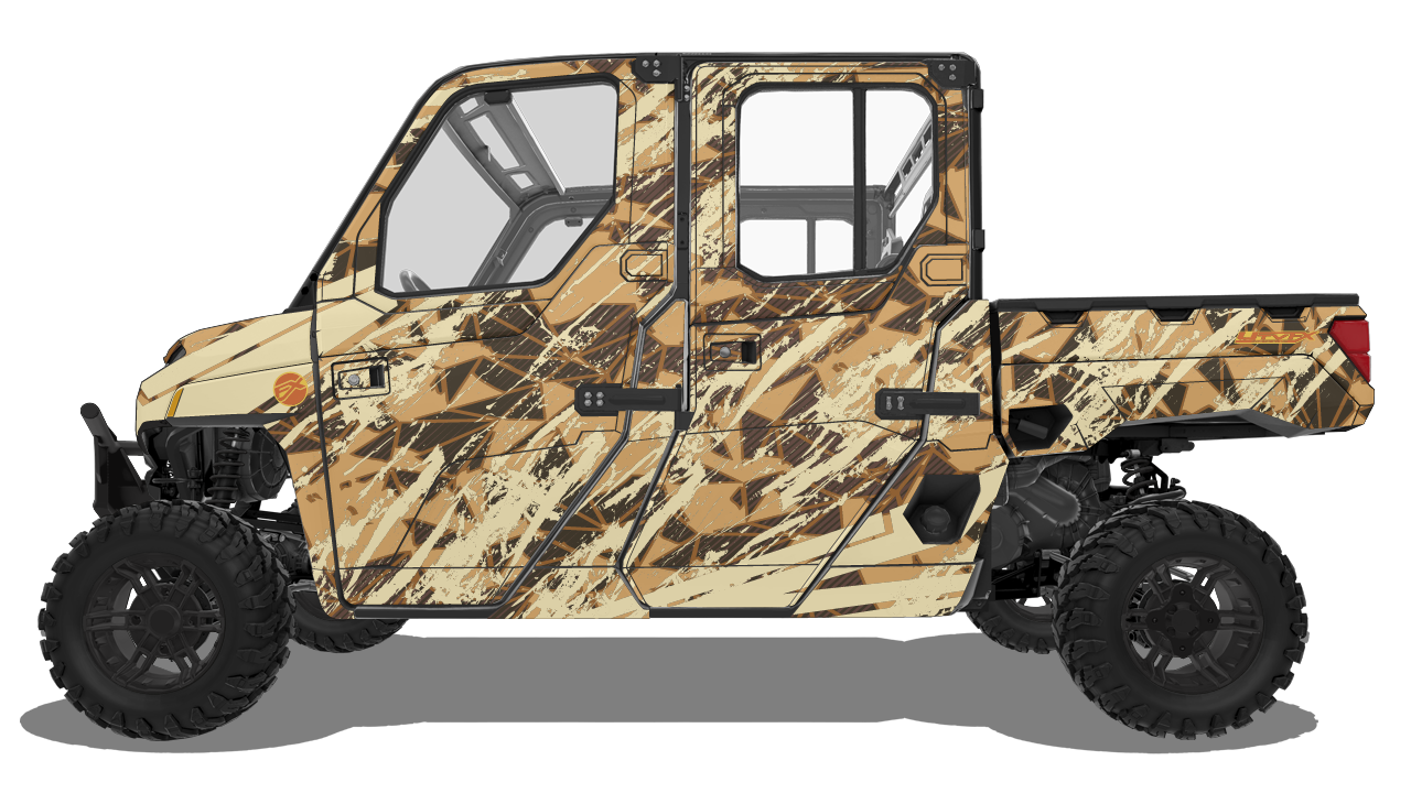 Polaris UTV Wraps | Custom RZR Graphics | Polaris Ranger Camo Wrap