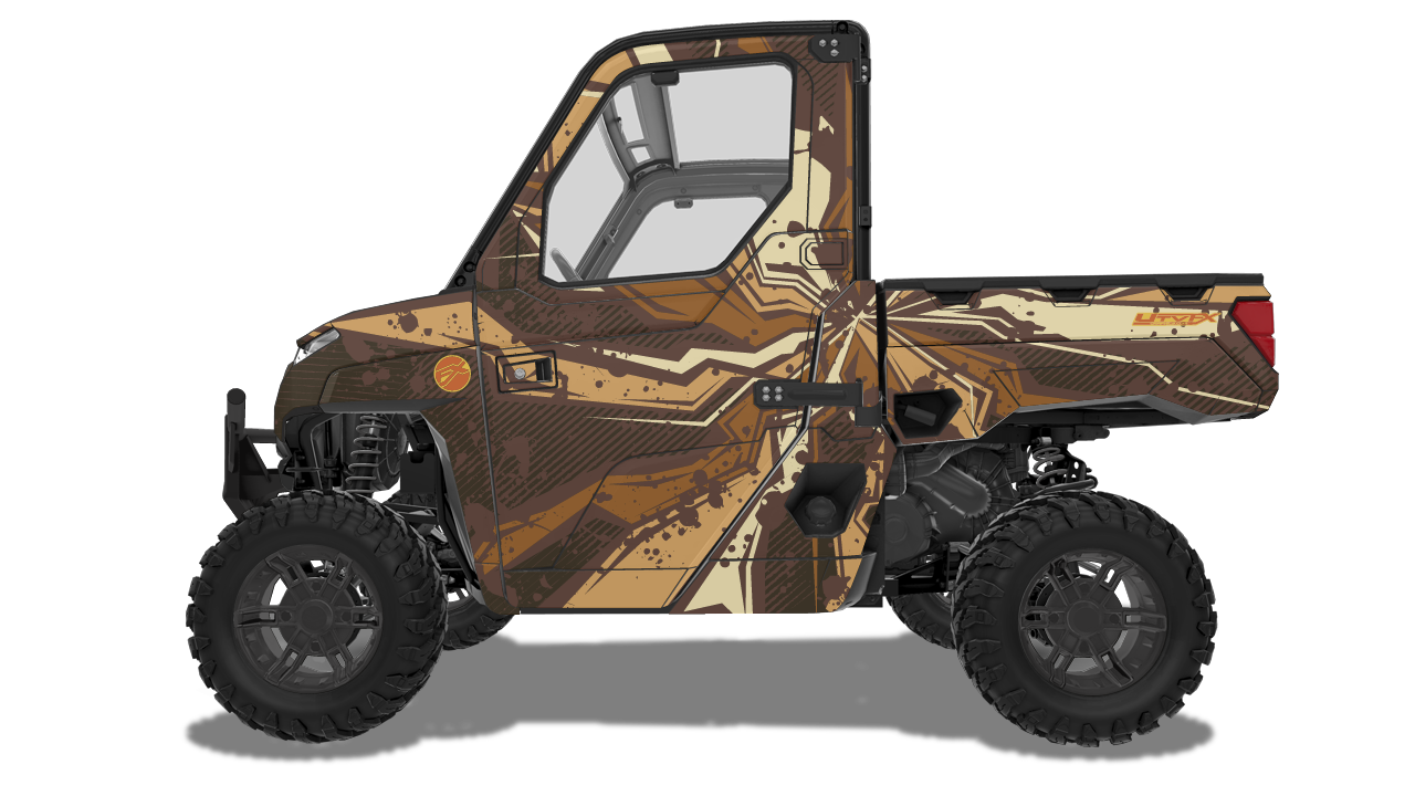 Polaris UTV Wraps | Custom RZR Graphics | Polaris Ranger Camo Wrap