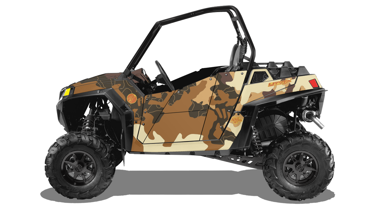 Polaris UTV Wraps | Custom RZR Graphics | Polaris Ranger Camo Wrap