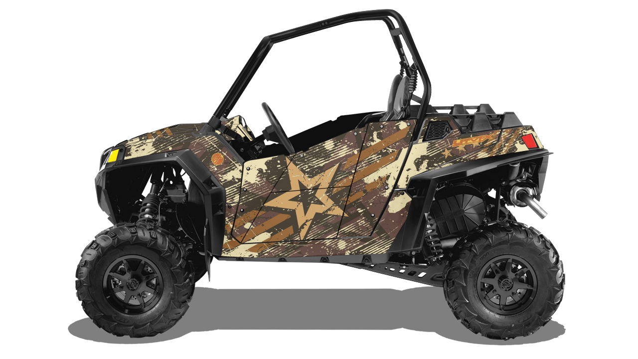 Polaris UTV Wraps | Custom RZR Graphics | Polaris Ranger Camo Wrap
