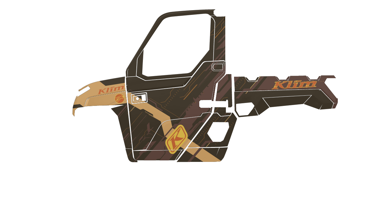 Ranger XP 1000 2-Door [2018+] | UTVFX Graphics