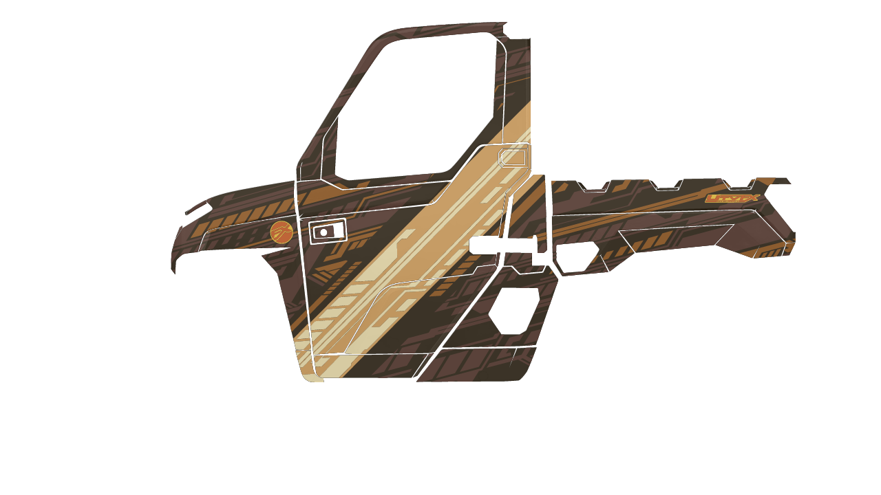 Ranger XP 1000 2-Door [2018+] | UTVFX Graphics