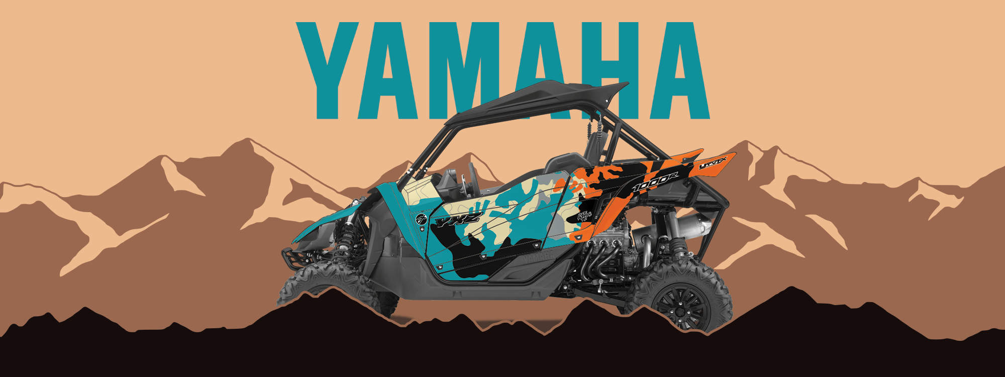 Yamaha UTV Wraps | YXZ Graphics Kits | Side-By-Side Wrap Kits